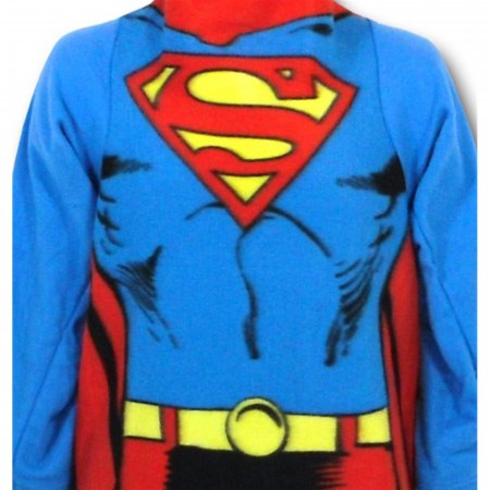Product image 1 for Superman Costume Snuggy Sleeved Blanket