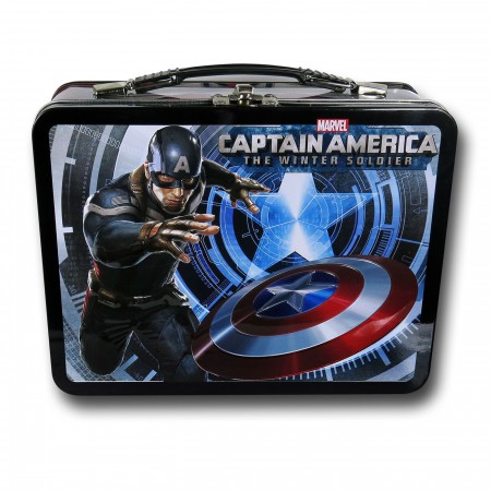 Product image 2 for Captain America Winter Soldier Large Tin Lunch Box
