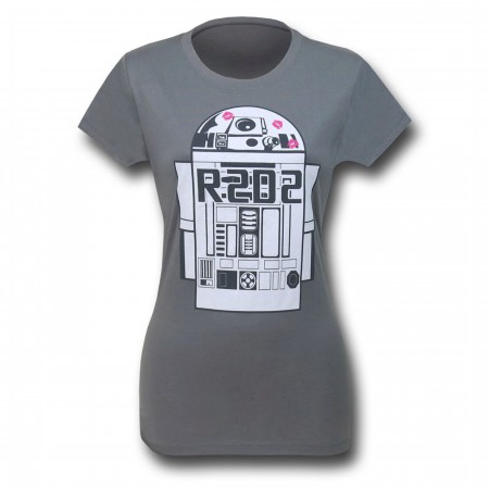 Product image 2 for Star Wars R2D2 on Grey Women's T-Shirt