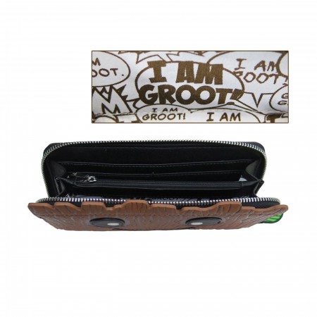 Product image 3 for Baby Groot Women's Loungefly Zip Around Wallet