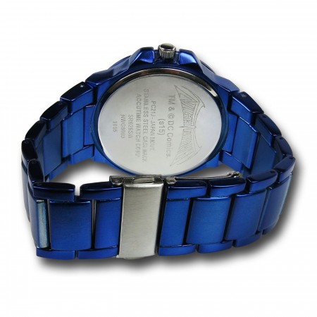 Product image 3 for Nightwing Symbol Blue Watch with Metal Band