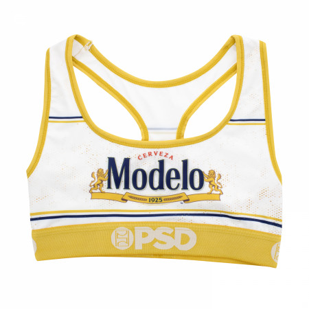 Modelo Especial Golden Logo PSD Sports Bra