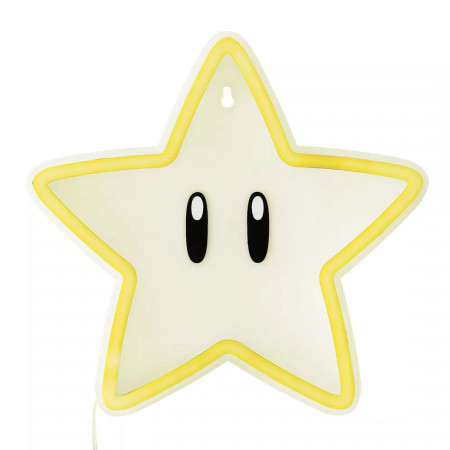 Product image 0 for Super Mario Bros Super Star Wall Mountable LED Neon ...