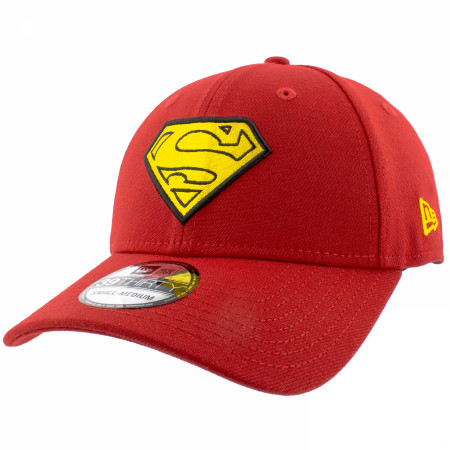 Superman Cape Logo New Era 39Thirty Fitted Hat