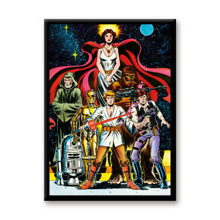 Star Wars Good Guys Retro Comic Poster Magnet
