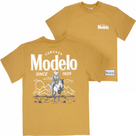 Modelo Cowboy Premium Super Soft Heavyweight Front Patch Back-Print T-Shirt