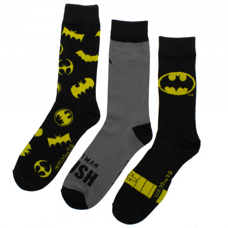 Batman Socks 3-Pack
