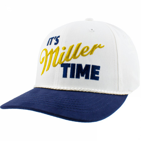 Miller - It's Miller Time Embroidered Snapback Hat