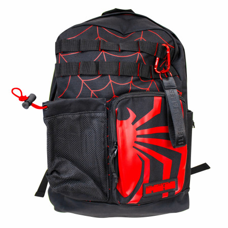 Miles Morales Spider Puff Print and Rubber Badge Backpack