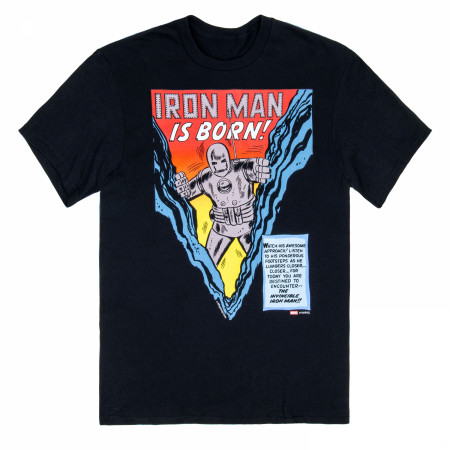 Iron Man is Born Comic T-Shirt