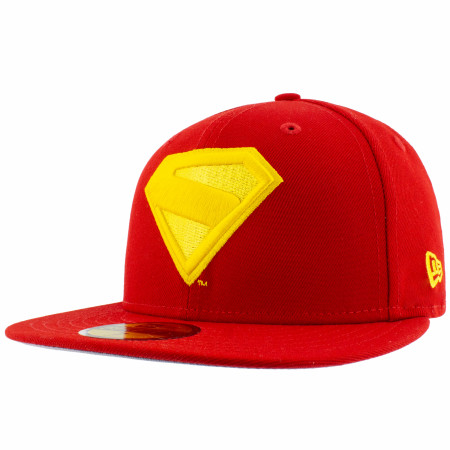 Superman 2025 James Gunn Cape Logo New Era 59Fifty Fitted Hat