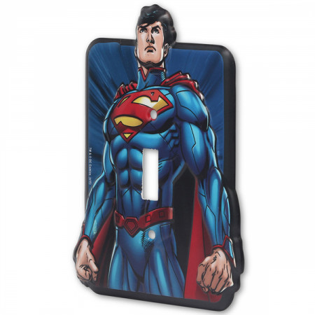 Product image 1 for Superman Unmasked Metal Light Switch Plate