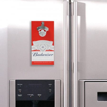 Product image 1 for Budweiser Bottle Opener With Magnetic Cap Catcher