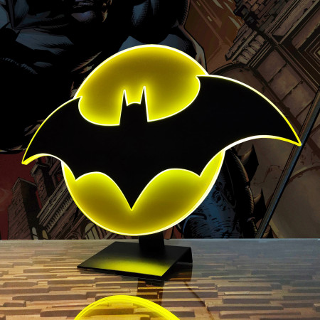Product image 6 for Batman Symbol Illuminated Table Lamp Or Mountable ...