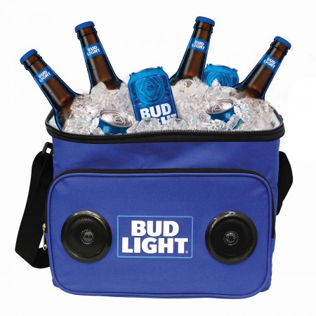 Bud Light 24 Can Bluetooth Speaker Cooler Bag