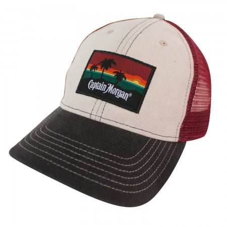 Captain Morgan Mesh Beach Side Snapback Trucker Hat
