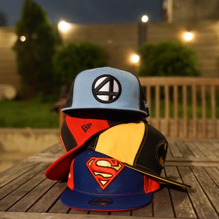 Product image 6 for Superman Logo Blue & Red Panels New Era 59Fifty ...