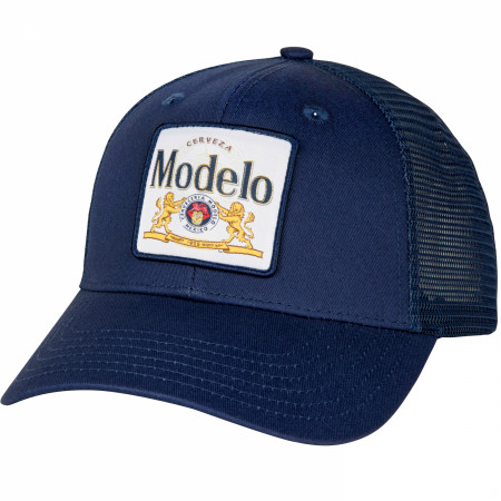 Modelo Especial Logo Patch Navy Adjustable Trucker Hat