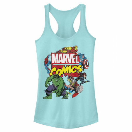 Avengers Comics Logo Racerback Tank Top