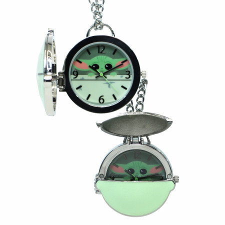 Product image 0 for Star Wars The Mandalorian Grogu Metal Pocket Watch