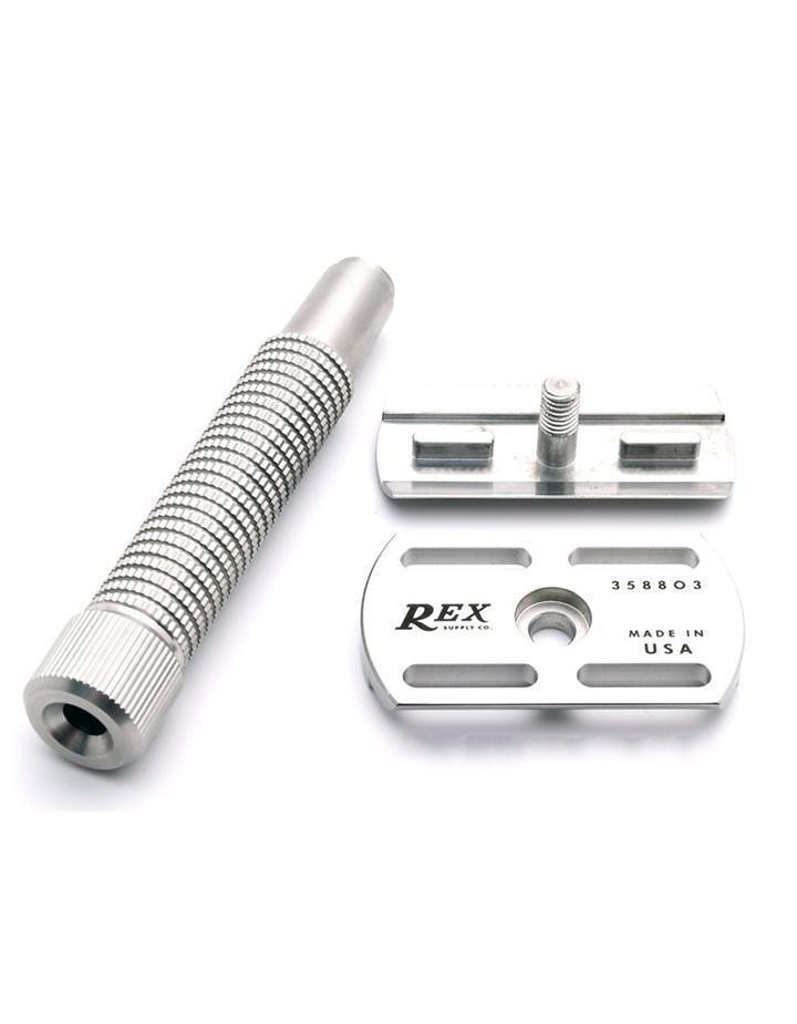 Rex Supply Co. Envoy Stainless Steel DE Safety Razor - West Coast Shaving