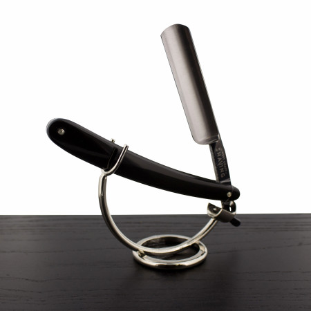 WCS Black Straight Razor, 5/8 Carbon Steel