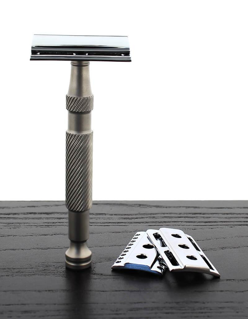 WCS Razor Head Set & WCS CNC Handle Safety Razor Designed by Charcoal ...