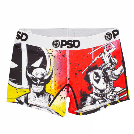 Deadpool and Wolverine Color Splash PSD Boyshorts Underwear
