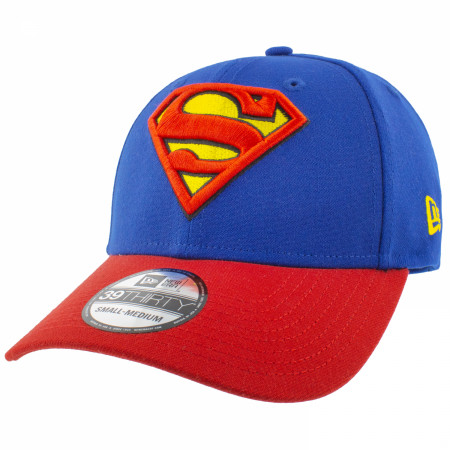 Superman Symbol Blue & Red 39Thirty Fitted Hat