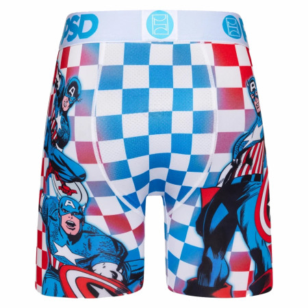 Product image 2 for Captain American Checkered PSD Boxer Briefs