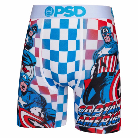 Product image 1 for Captain American Checkered PSD Boxer Briefs