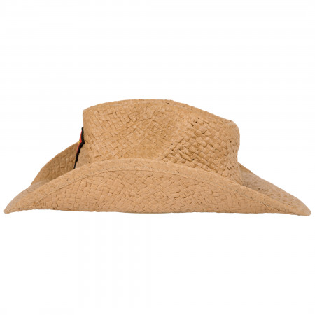 Product image 3 for Superman Logo Straw Cowboy Hat With Brown Band