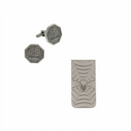 Spider-Man Money Clip & Cuff Links Boxed Set