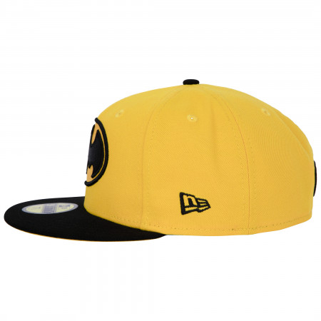 Product image 2 for Batman Logo Yellow Colorway New Era 59Fifty Fitted Hat