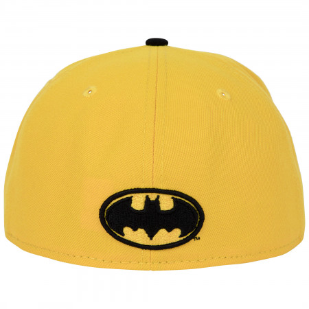 Product image 4 for Batman Logo Yellow Colorway New Era 59Fifty Fitted Hat