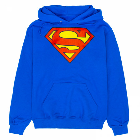 Superman Symbol Royal Hooded Sweatshirt