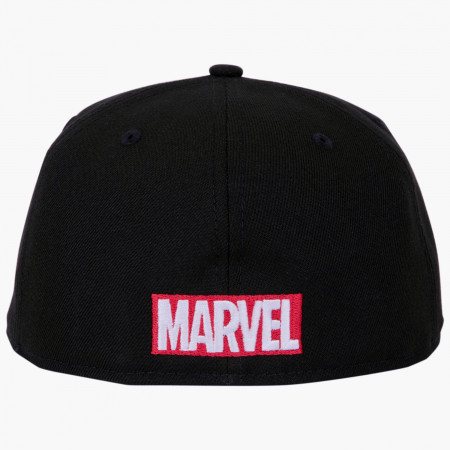 Product image 4 for X-Men Logo Black Colorway New Era 59Fifty Fitted Hat