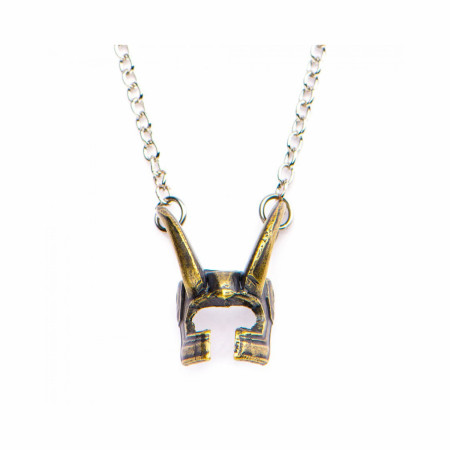 Marvel Loki Helmet Symbol Pendant Necklace